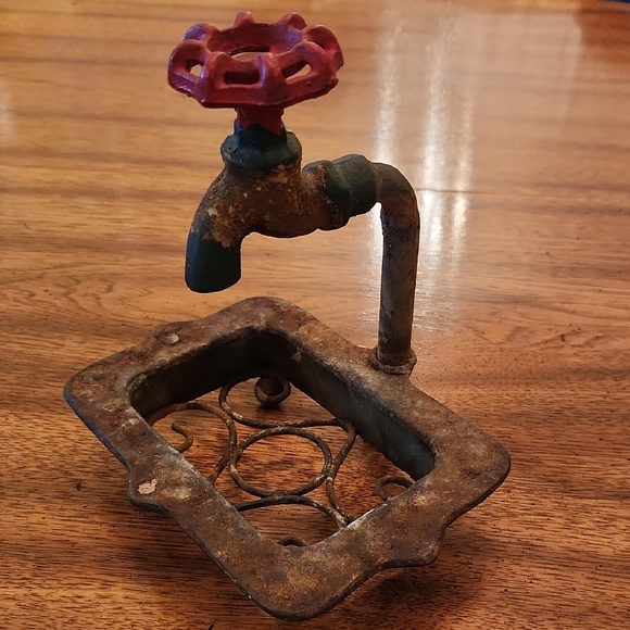 Kitchen | Vintage Rustic Metal Faucet Decor | Poshmark